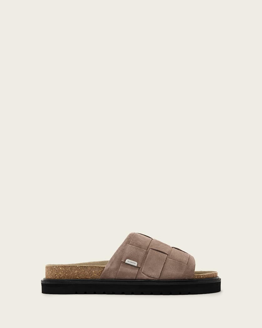 Randal Woven Leather Sandals KAROO BROWN | ALLSAINTS FR